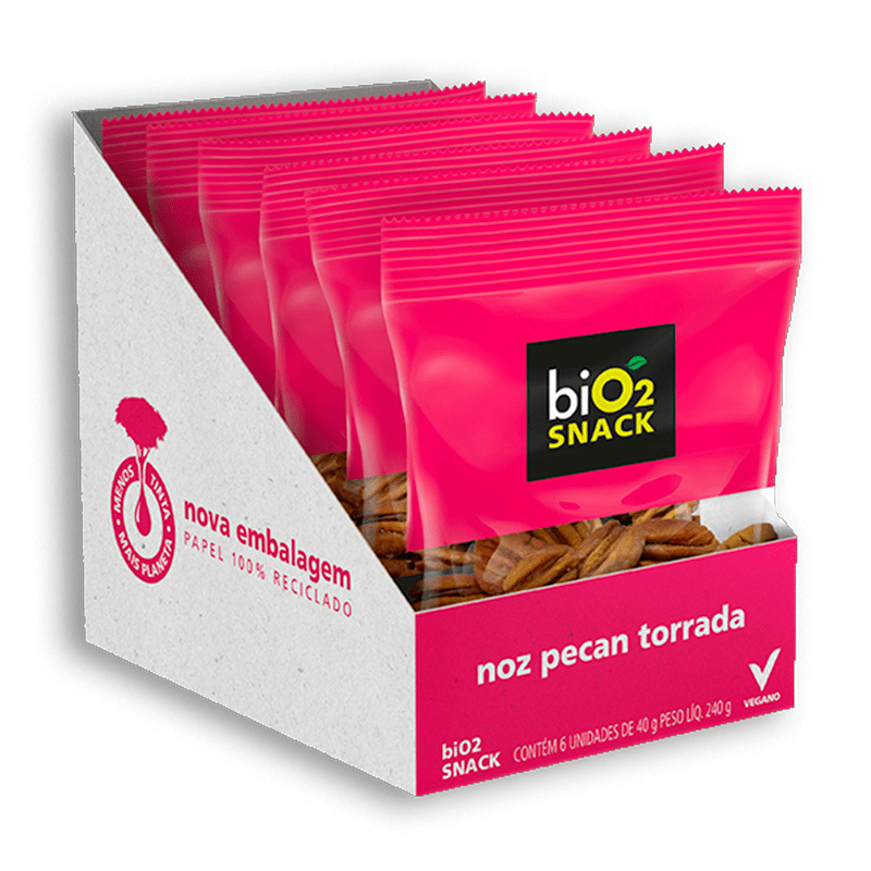 biO2 Snack Noz Pecã Torrada 40g - biO2 - Mundo Verde