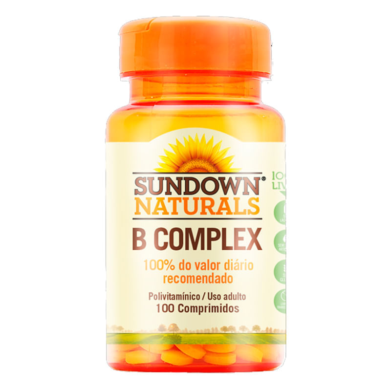 B Complex Sundown 100 comprimidos - Mundo Verde