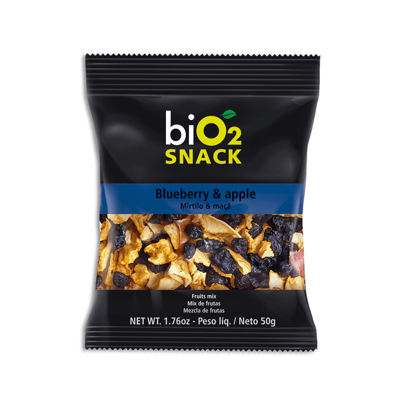 biO2 Snack Blueberry e Maçã 50g - biO2 - Mundo Verde