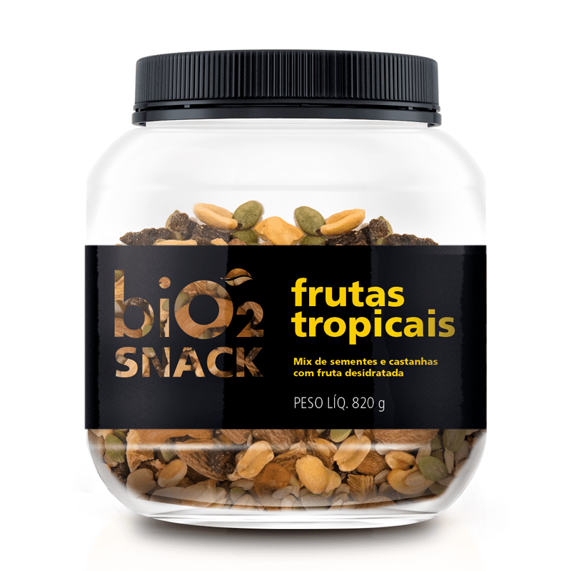 biO2 Snack Frutas Tropicais 820g - biO2 - Mundo Verde