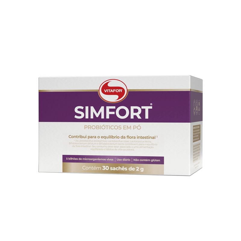 Suplemento Alimentar Probiótico Simfort Vitafor 2g 30sach - Mundo Verde
