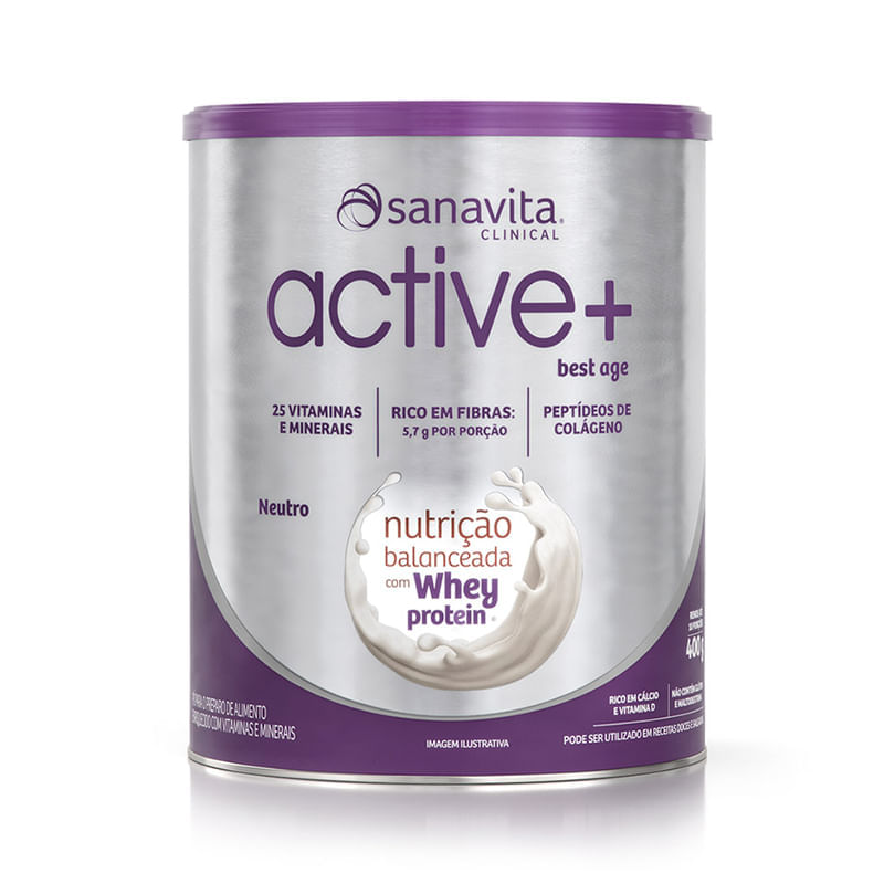 Active+ Neutro 400g - Sanavita - Mundo Verde