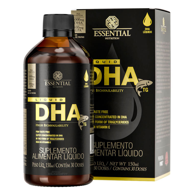 DHA Liquid 30 doses Essential Nutrition 150ml - Mundo Verde