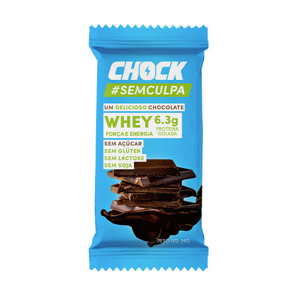 Chocolate Chock Whey 25g - Chock - Mundo Verde